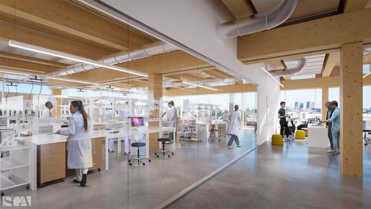 Thornton Tomasetti And Sga Partner On Mass Timber Life Sciences Concept